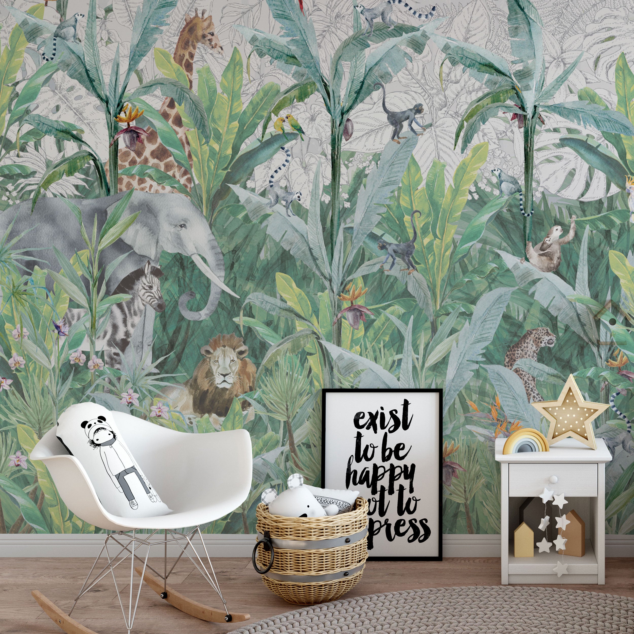 Jungle Lemur Gone Wild – Stories for Walls